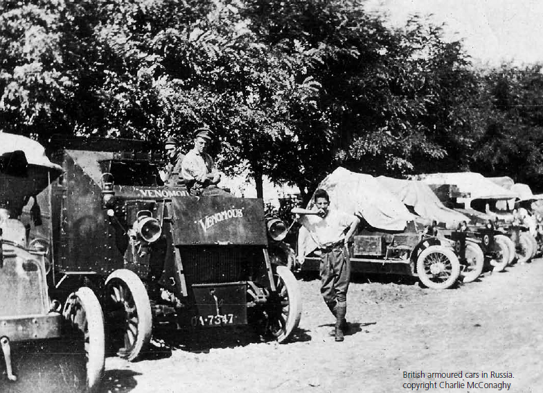 British armoured cars on the Eastern Front in the First World War ...