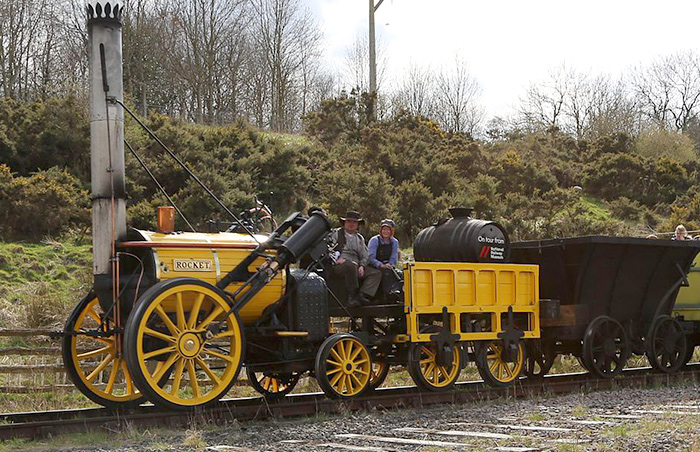George Stephenson Steam Locomotive