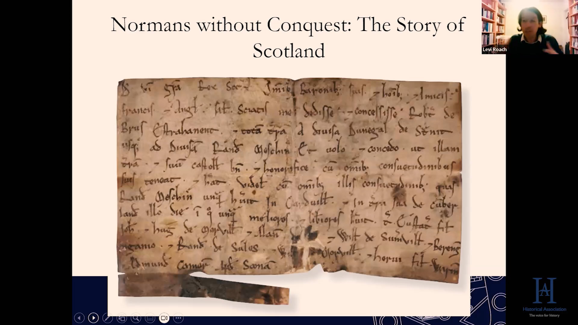 Virtual Branch recording: Empires of the Normans / Historical Association