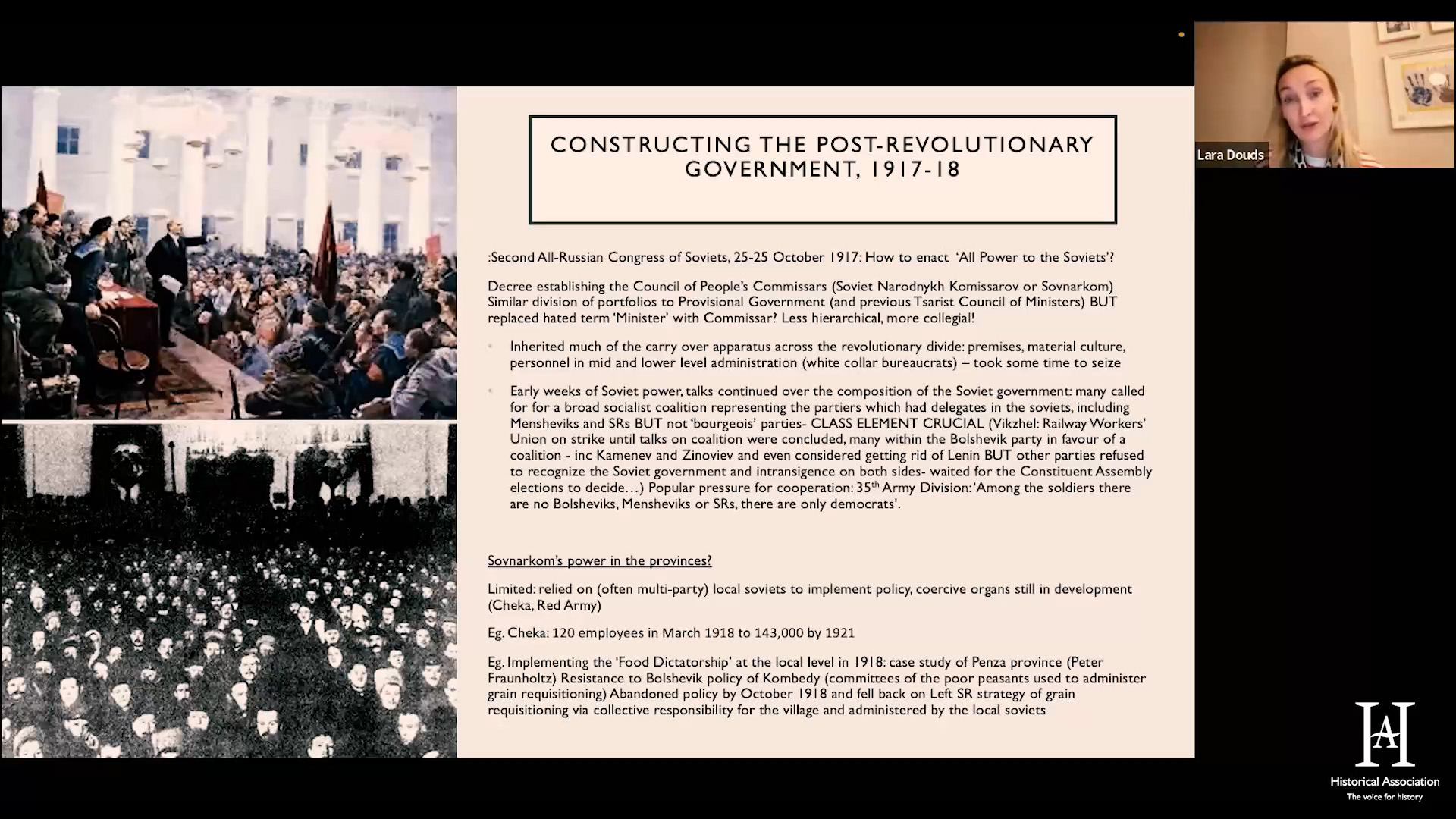 Recorded Webinar: Understanding Lenin’s Government, 1917-24 ...