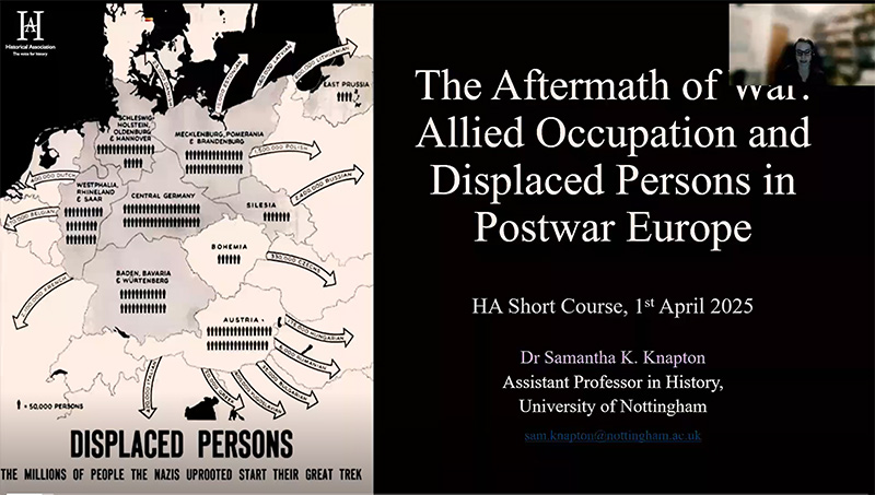 Recorded webinar: The Aftermath of War: Allied Occupation and Displaced ...